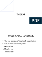 Human Ear Structure and Functions | PDF | Ear | Hearing