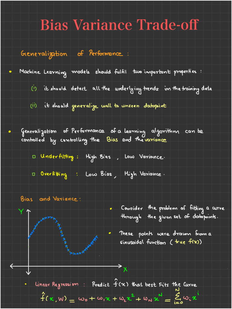 Bias Variance Tradeoff | PDF
