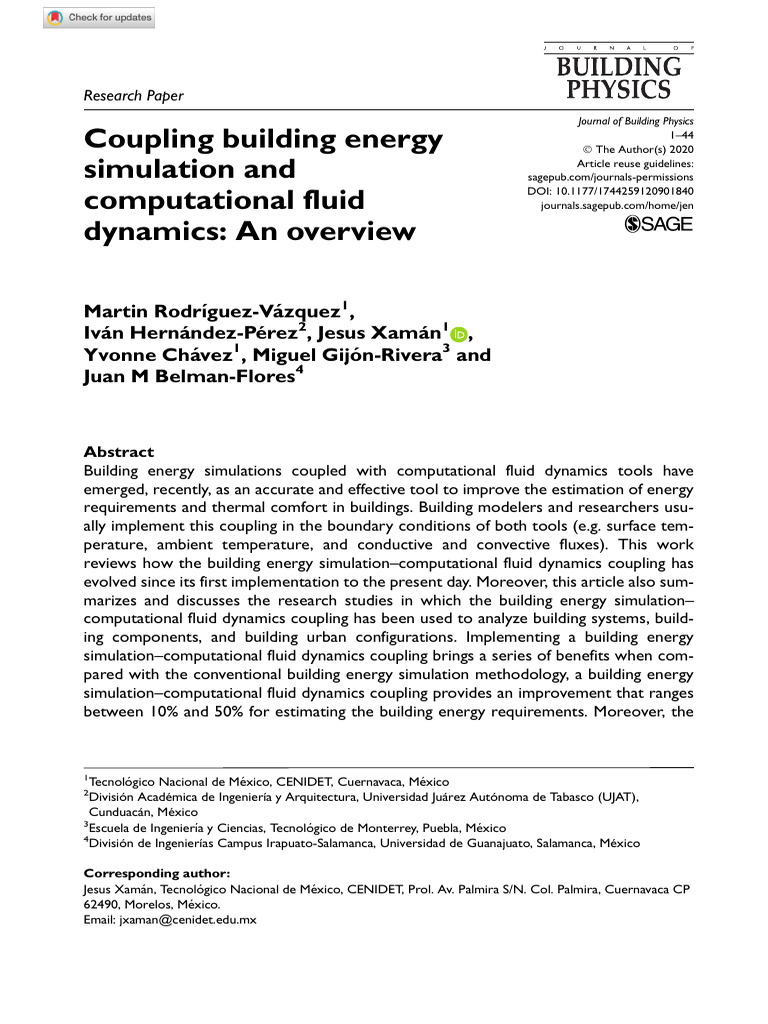 Coupling Building Simu With CFD | PDF | Computational Fluid Dynamics | Heat Transfer