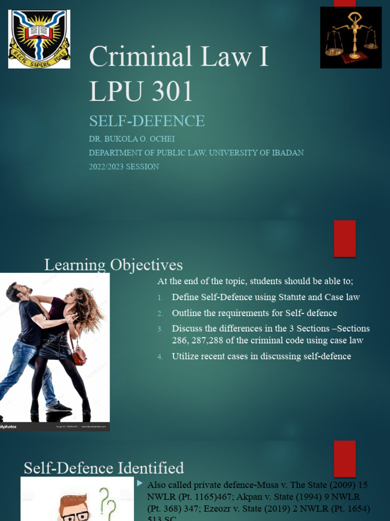 Self Defence | PDF | Assault | Self Defense