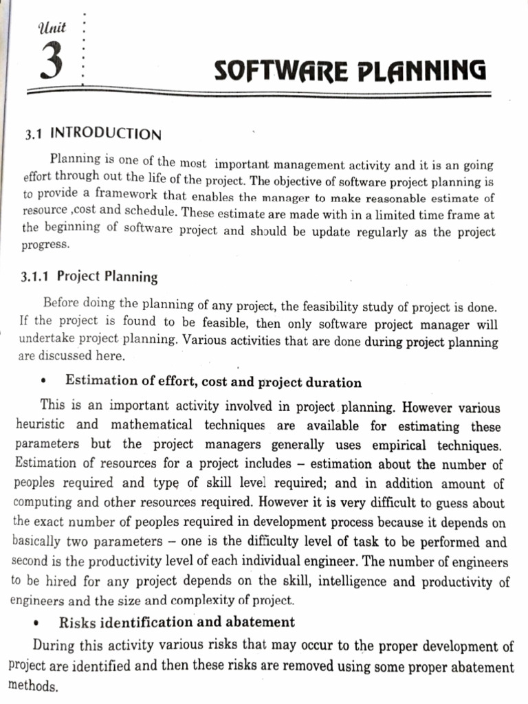 Software Planning Pdf Software Parameter Computer Programming