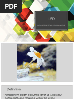 IUFD | PDF | Childbirth | Fetus