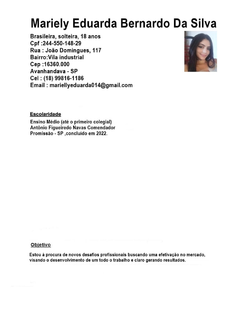 Mariely | PDF