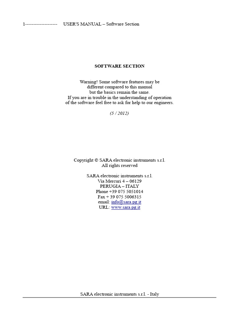 DoReMi - ENG - Manual Software Section | PDF | Low Pass Filter | Computer File