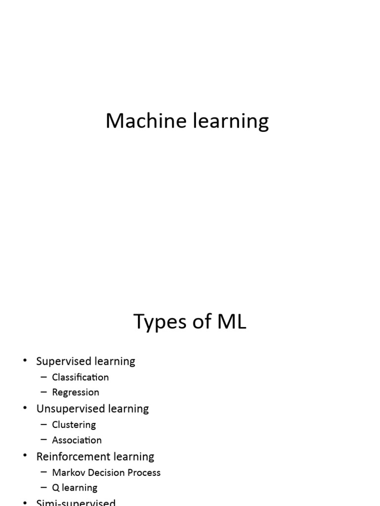 Machine Learning | PDF | Machine Learning | Statistical Classification