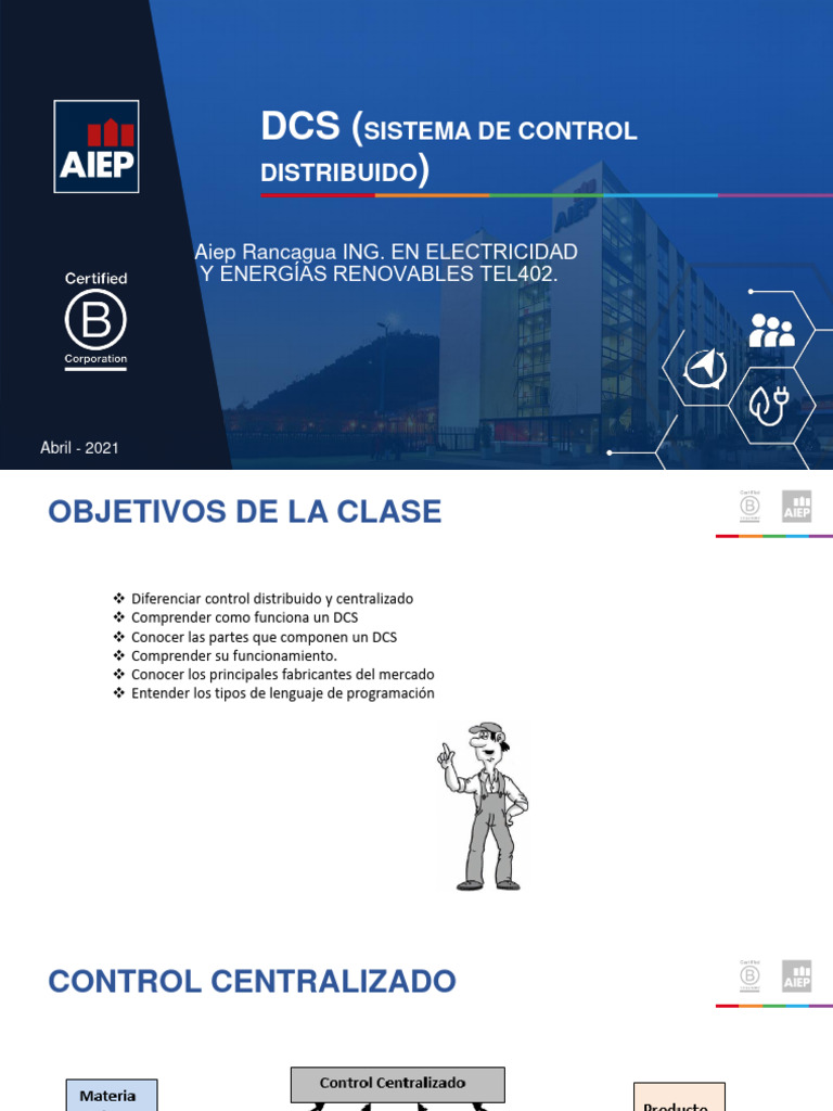 Clase Sistema de Control Distribuido | PDF | Servidor (Computación) | Ingenieria Eléctrica