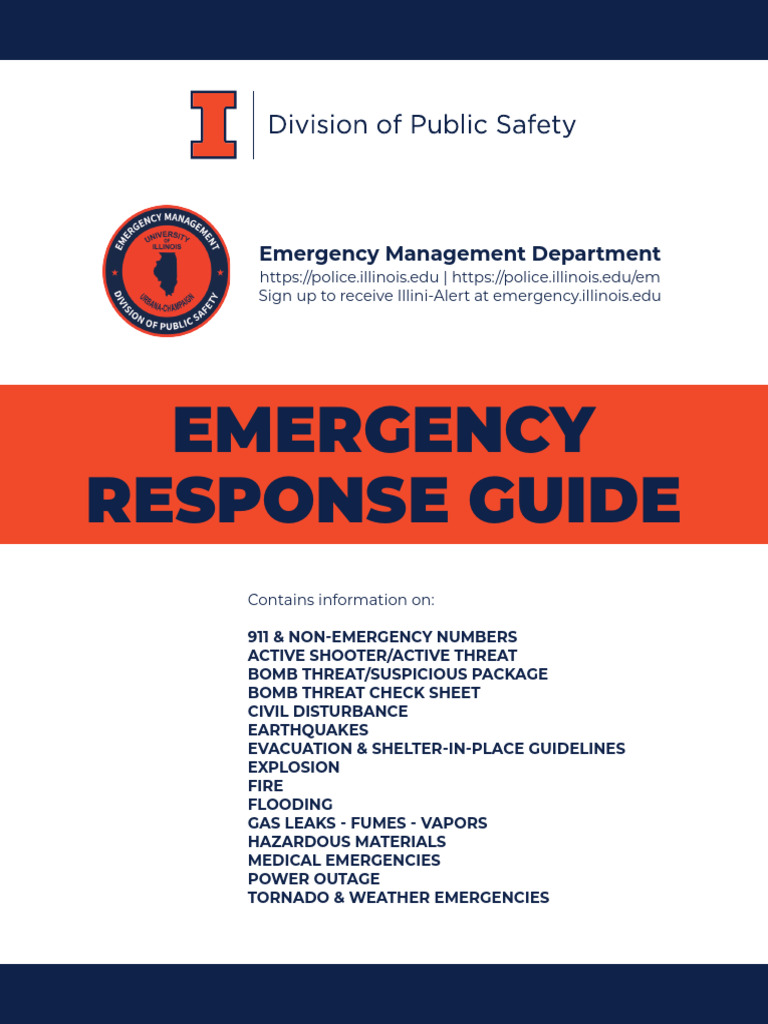 Emergency Response Guide | Pdf | Burn | Emergency Evacuation
