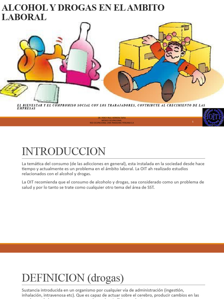 ALCOHOL Y DROGAS EN EL AMBITO LABORAL N | PDF