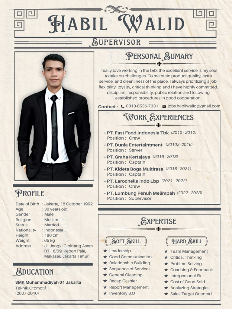 Resume (Habil) - 1 | PDF | Cognitive Science | Cognition