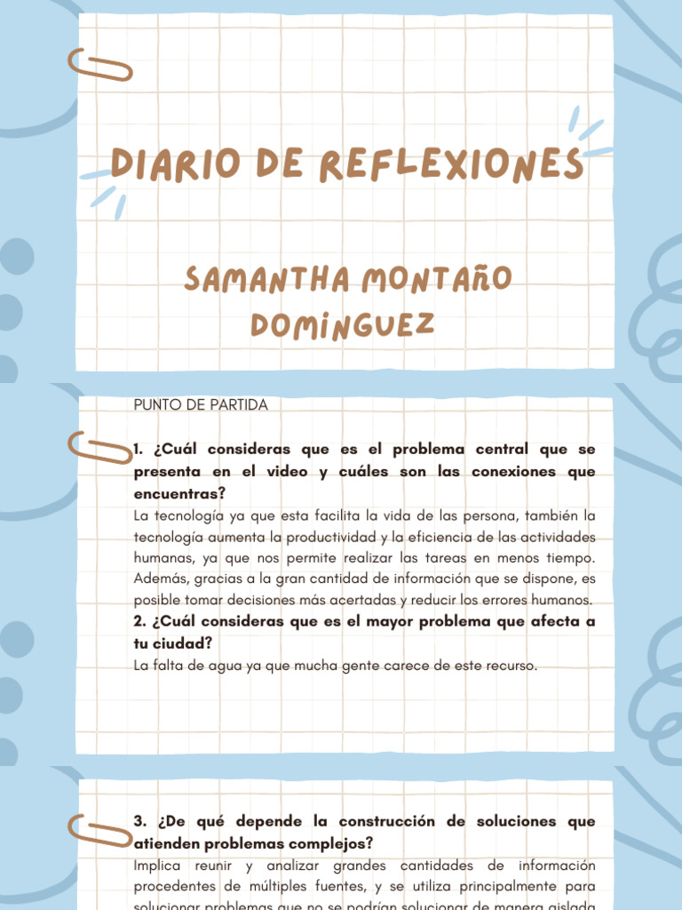 Diario de Reflexiones | PDF