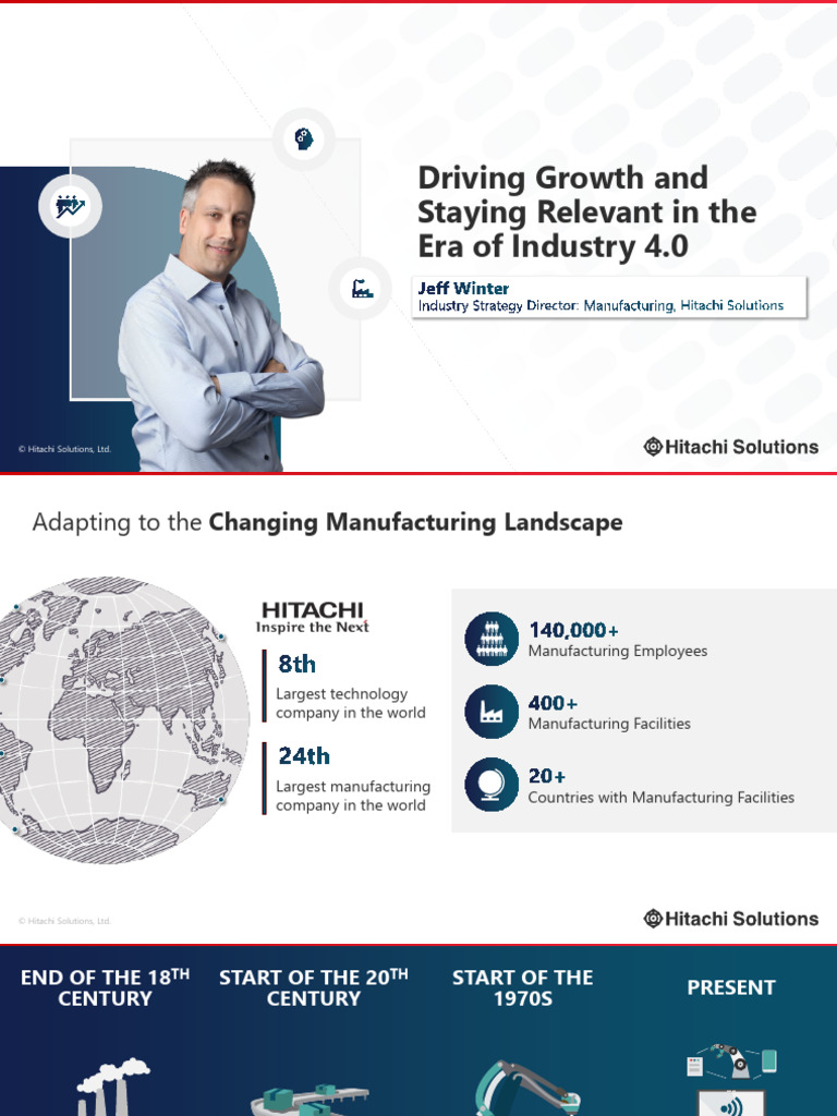 Driving Growth and Staying Relevant in The Era of Industry 4.0 | PDF | Internet Of Things | Business