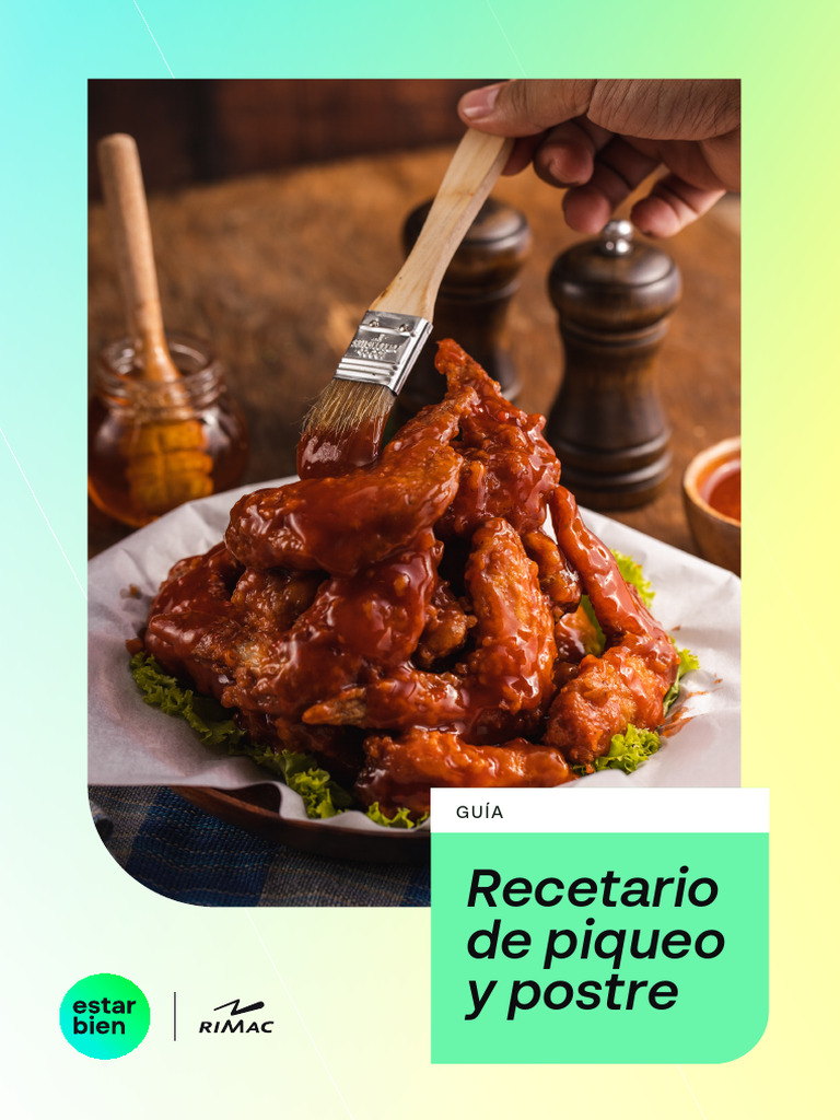 Piqueo y Postre | PDF | Salsa | Postres