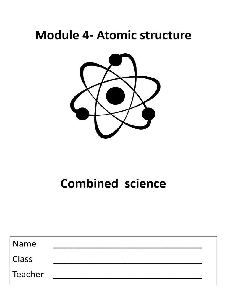 P4 Atomic Structure Combined Science | PDF | Atoms | Radioactive Decay