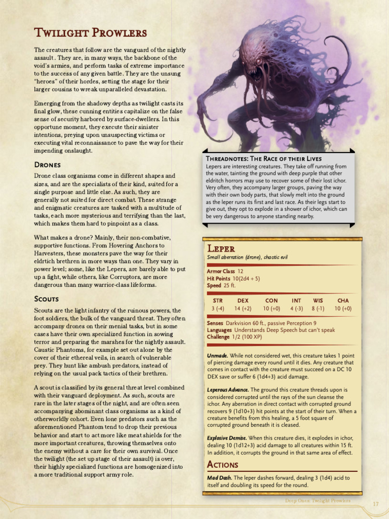 The Ichorous Peninsula - Twilight Prowlers | PDF | Young Adult