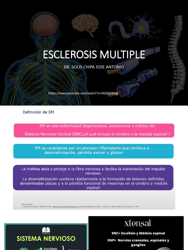 Esclerosis Multiple | PDF | Esclerosis múltiple | Enfermedades y trastornos humanos