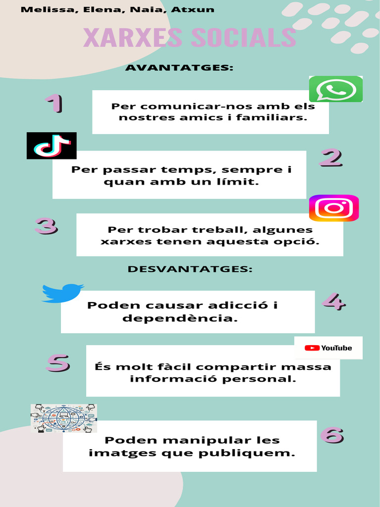 Infografia Xarxes Socials Pdf