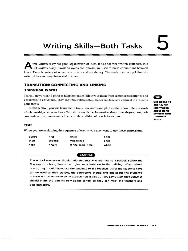 Linking Words - Extra Exercises | PDF