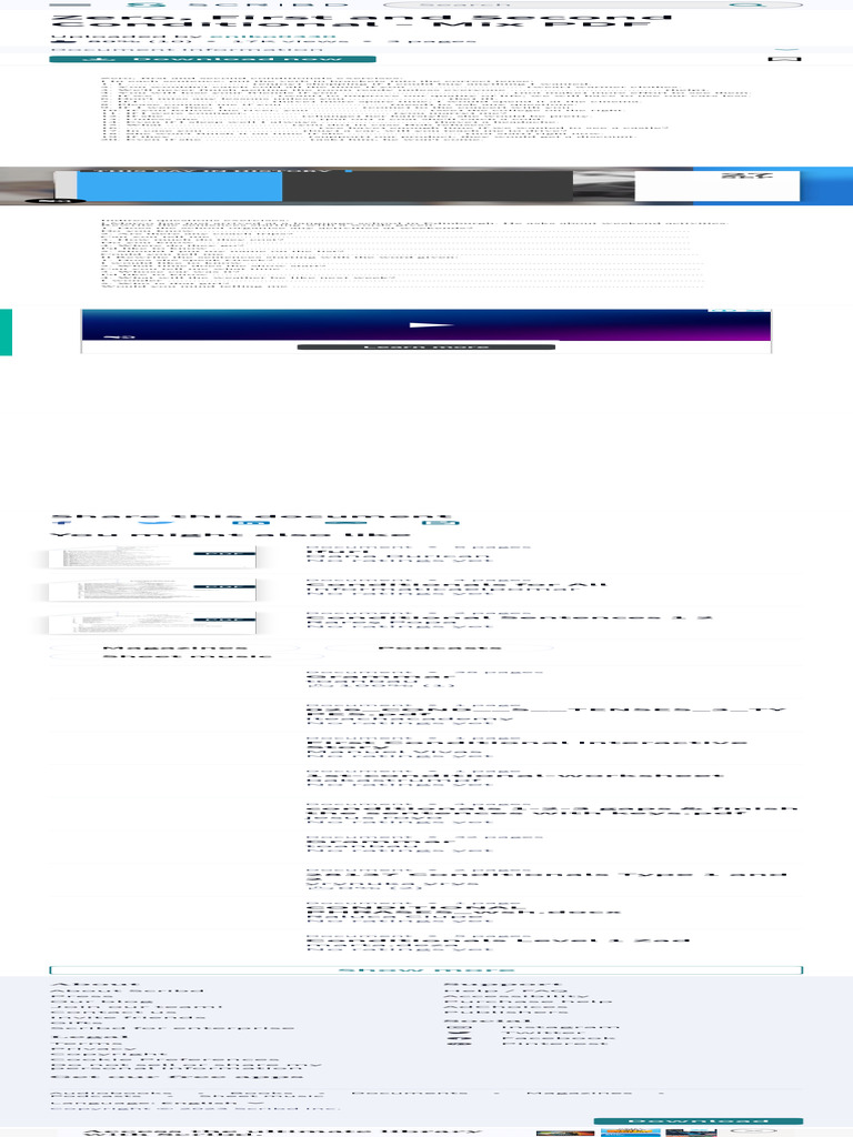Zero First And Second Conditional Mix Pdf Pdf Scribd Human