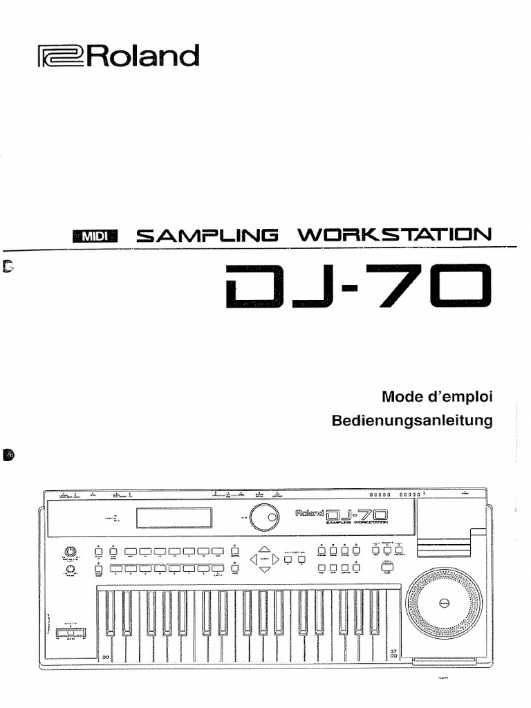 Roland dj70 FR | PDF