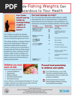 Lead Toxic Heavy Metals Fact Sheet | PDF | Lead | Medical Specialties
