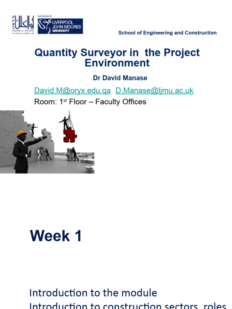 Week 1 - Lecture - 1 of 2 | PDF | Procurement | Teaching