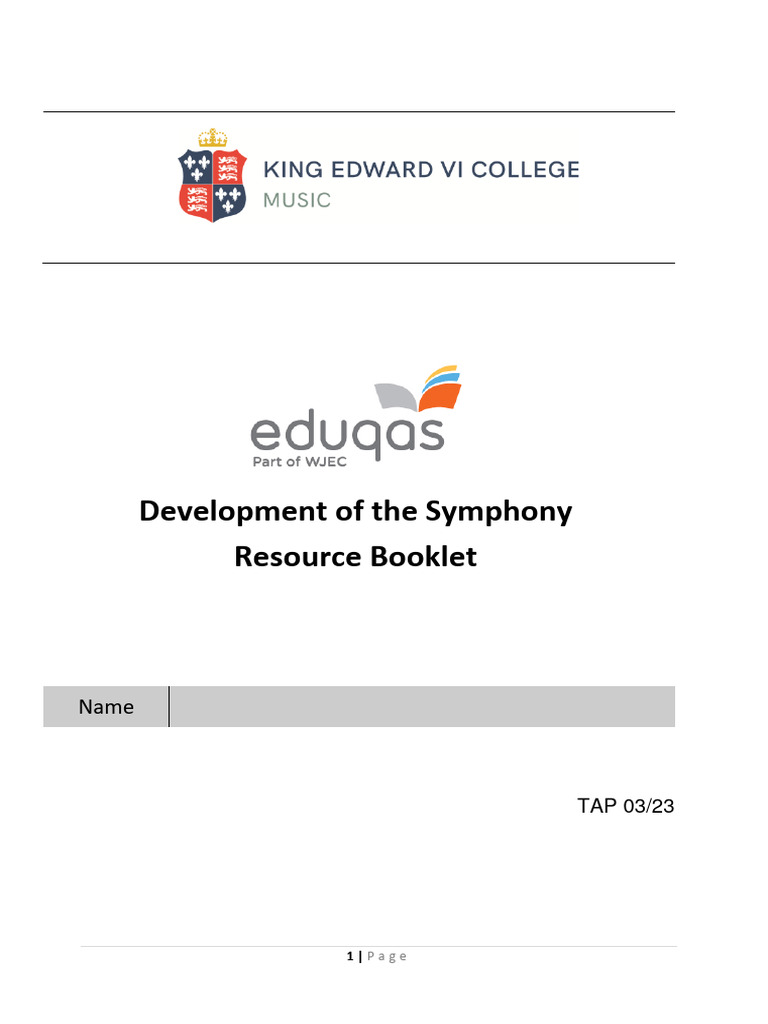Evolution of the Symphony (1750-1900) | PDF | Symphony | Orchestras