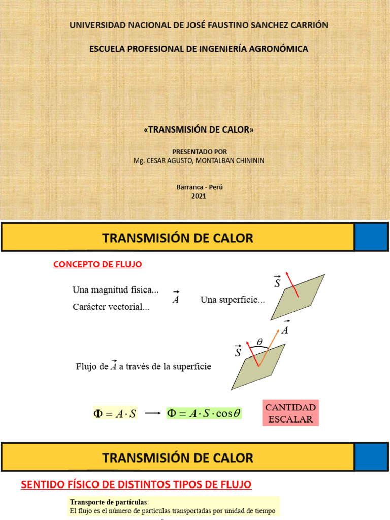 Transmisión de Calor | Descargar gratis PDF | Conduccion termica | Convección