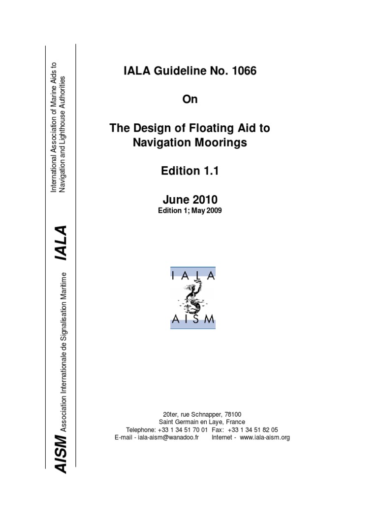 Design of Floating Aids To Navigation Moorings | PDF | Buoyancy | Steel