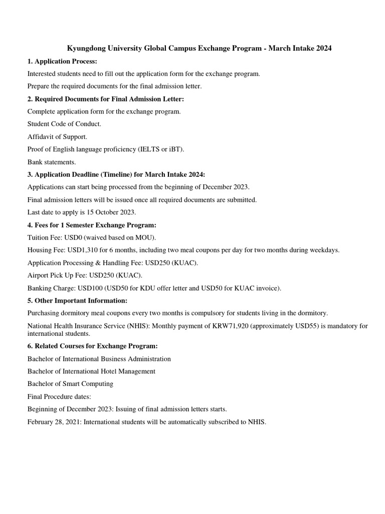 KDU - Procedure | PDF
