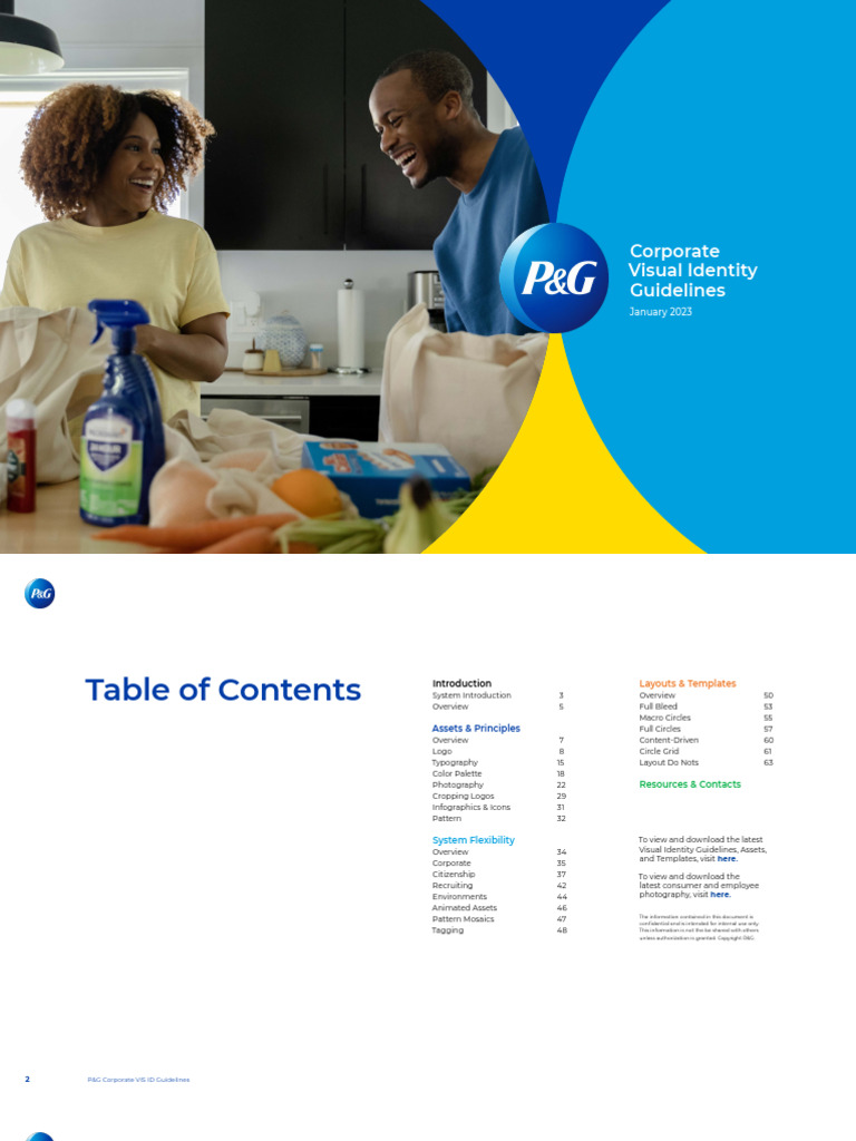 2023 P&G Guidelines | PDF | Rgb Color Model | Brand