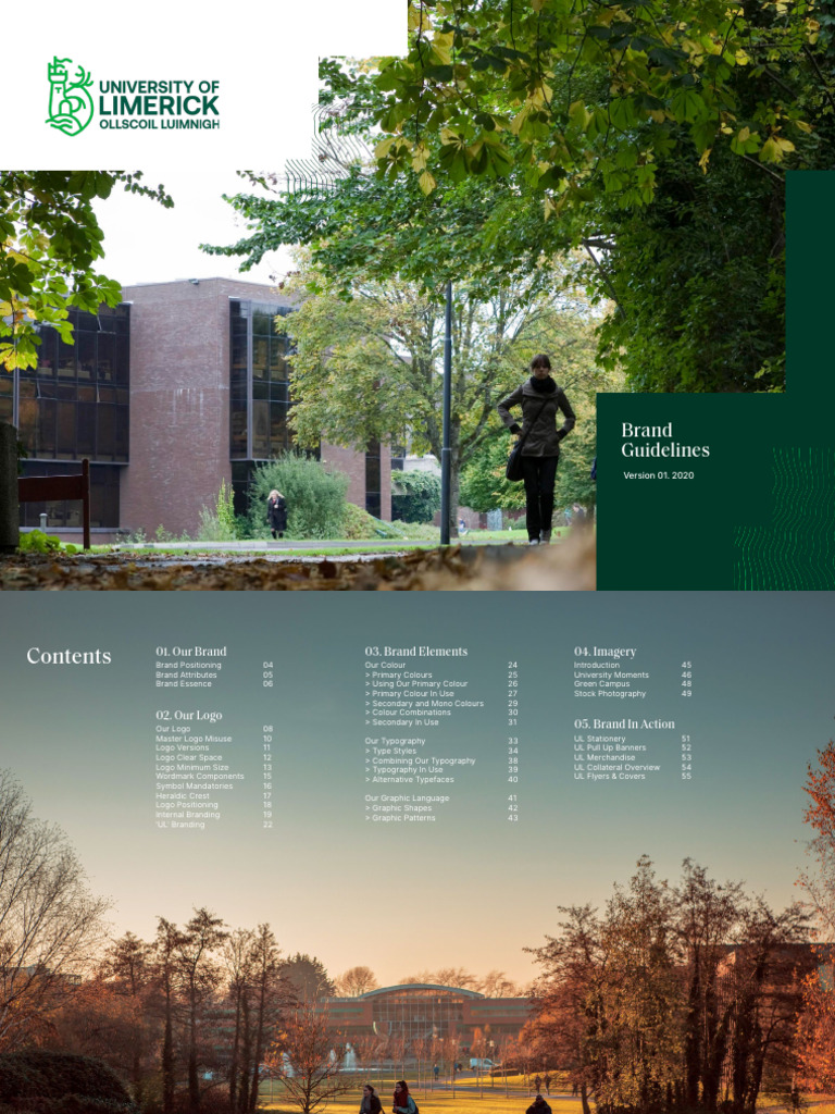 University of Limerick Brand Guidelines | PDF | Logos | Typography