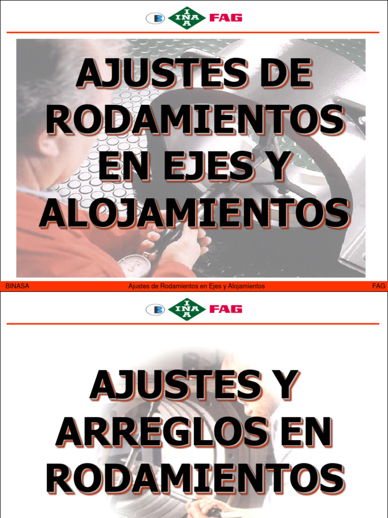 Ajustes y Tolerancias de Rodamientos | PDF | Eje | Mecanica clasica