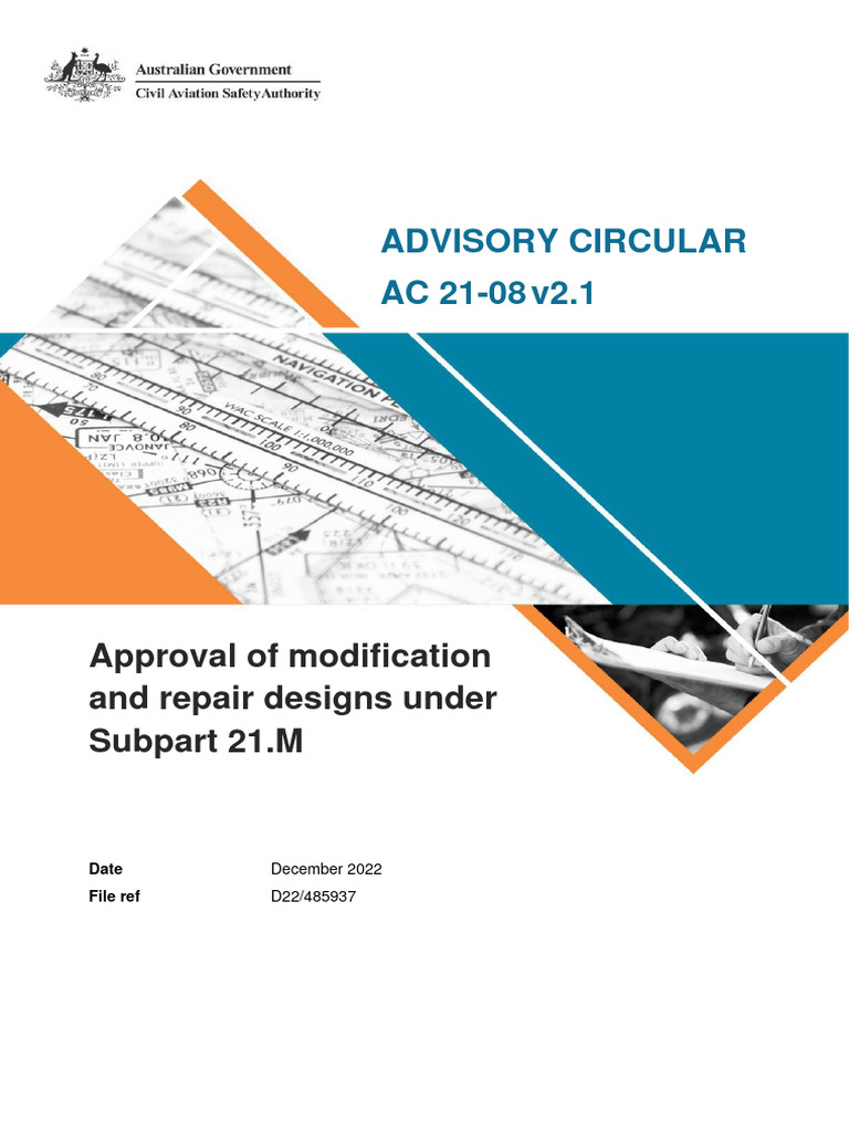 Advisory Circular 21 08 Approval Modification and Repair Designs Under ...