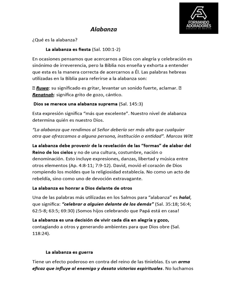 Alabanza | PDF | Derecho