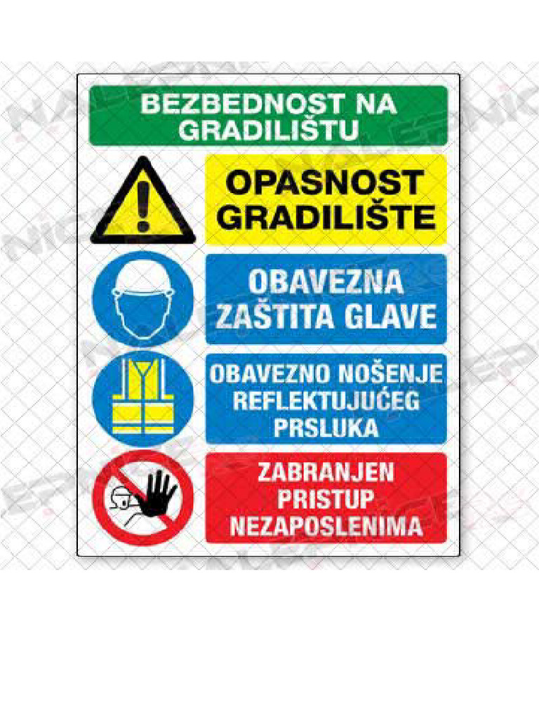 Nalepnice Za Bezbednost | PDF