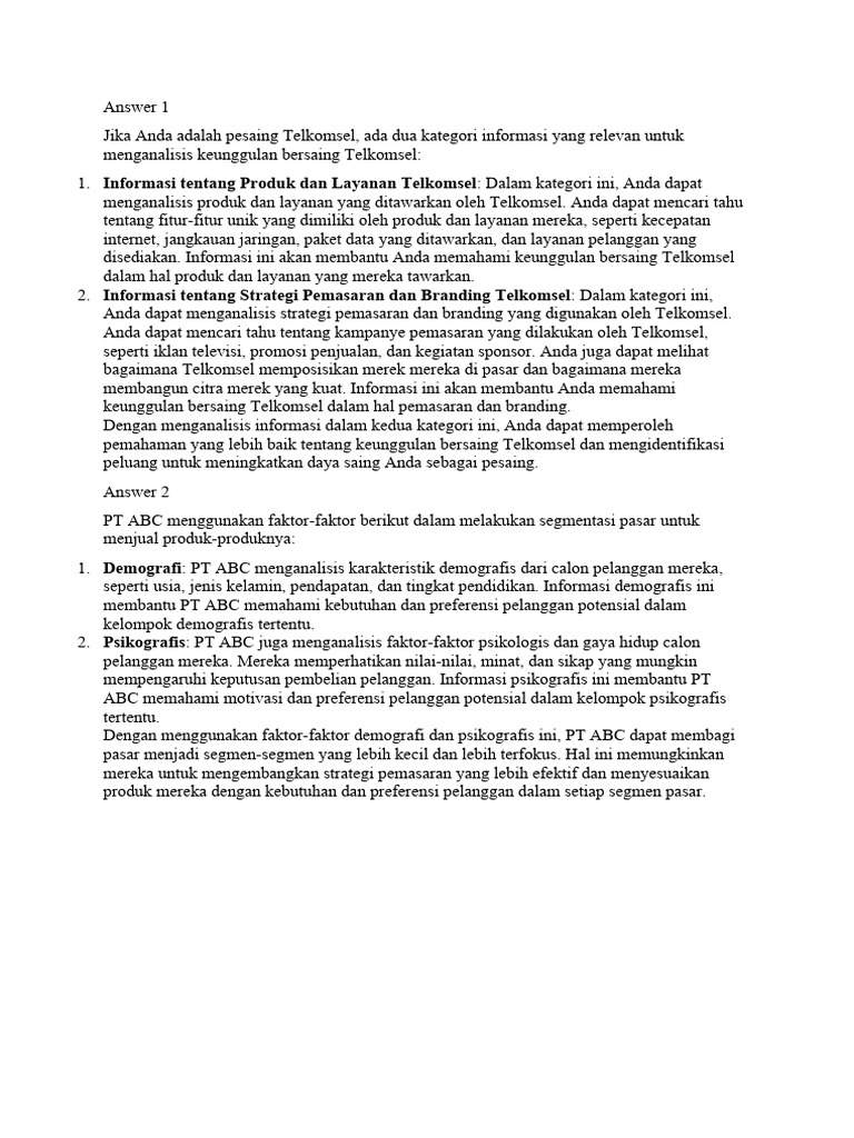 Tugas 2 EKMA4473 | PDF | Bisnis