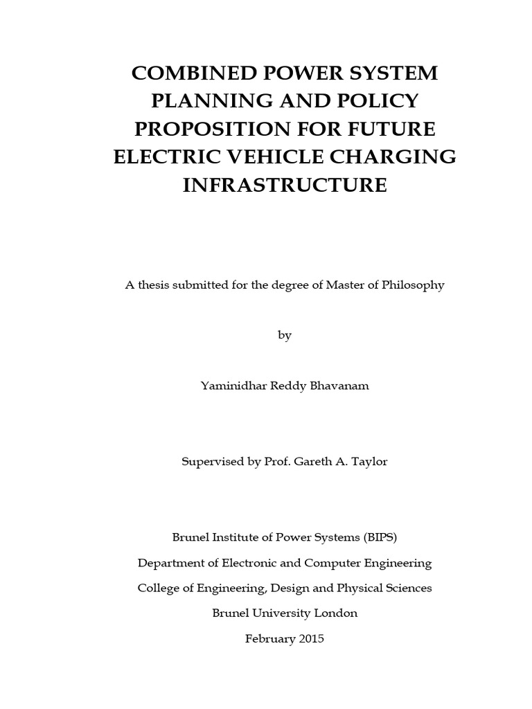 Combined Power System Planning and Policy Proposition For Future ...