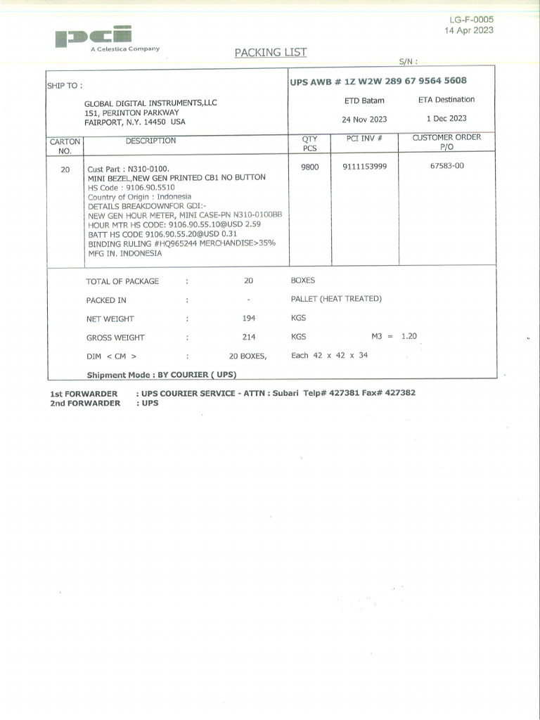 For Gdi by Ups 24 Nov 23 (9111153999) | PDF