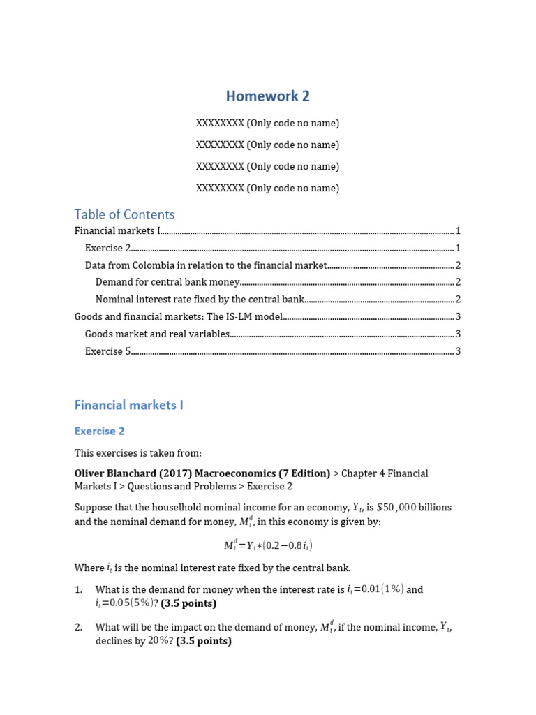 006 Homework2 Format | PDF | Macroeconomics | Real Versus Nominal Value ...