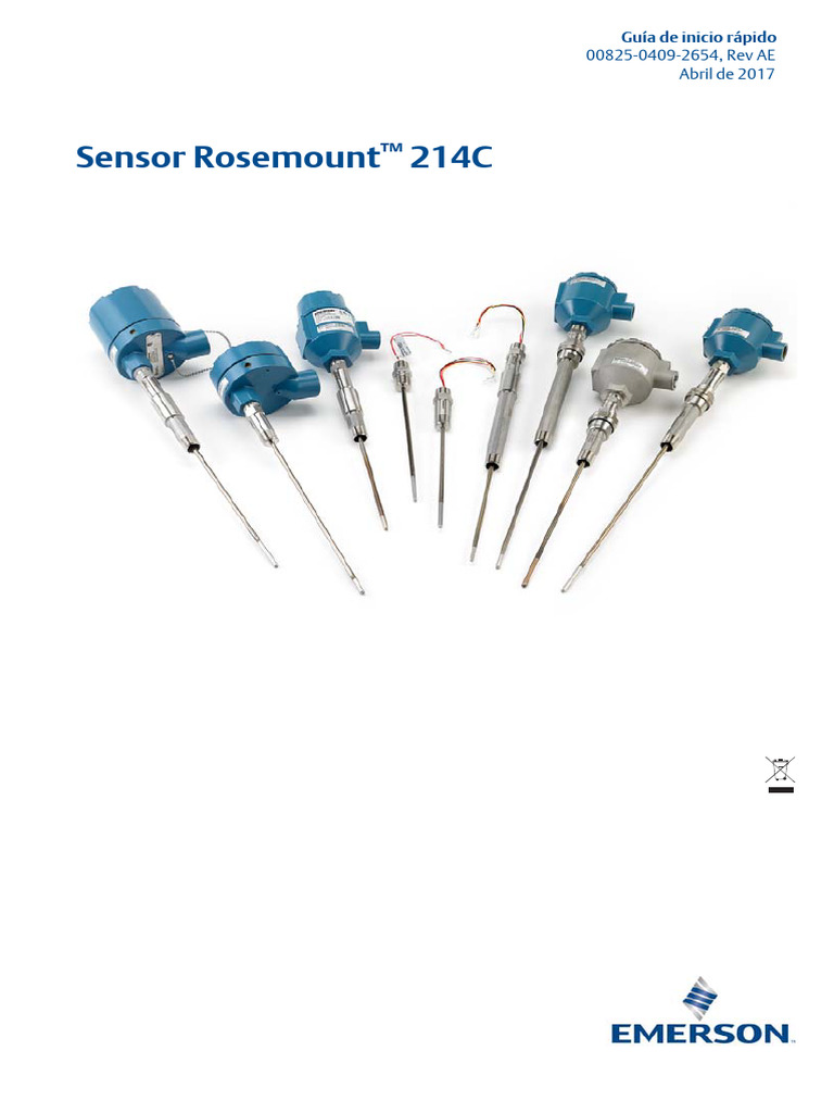 RTD Sensor Rosemount 214c Es 191602 | PDF | Par termoeléctrico ...