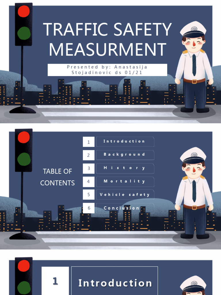 Traffic Safety Measures Explained | PDF | Traffic | Intersection (Road)