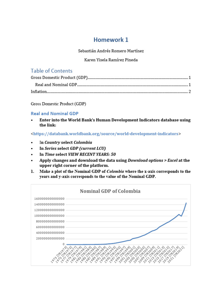 002 Homework1 | PDF | Gross Domestic Product | Nation