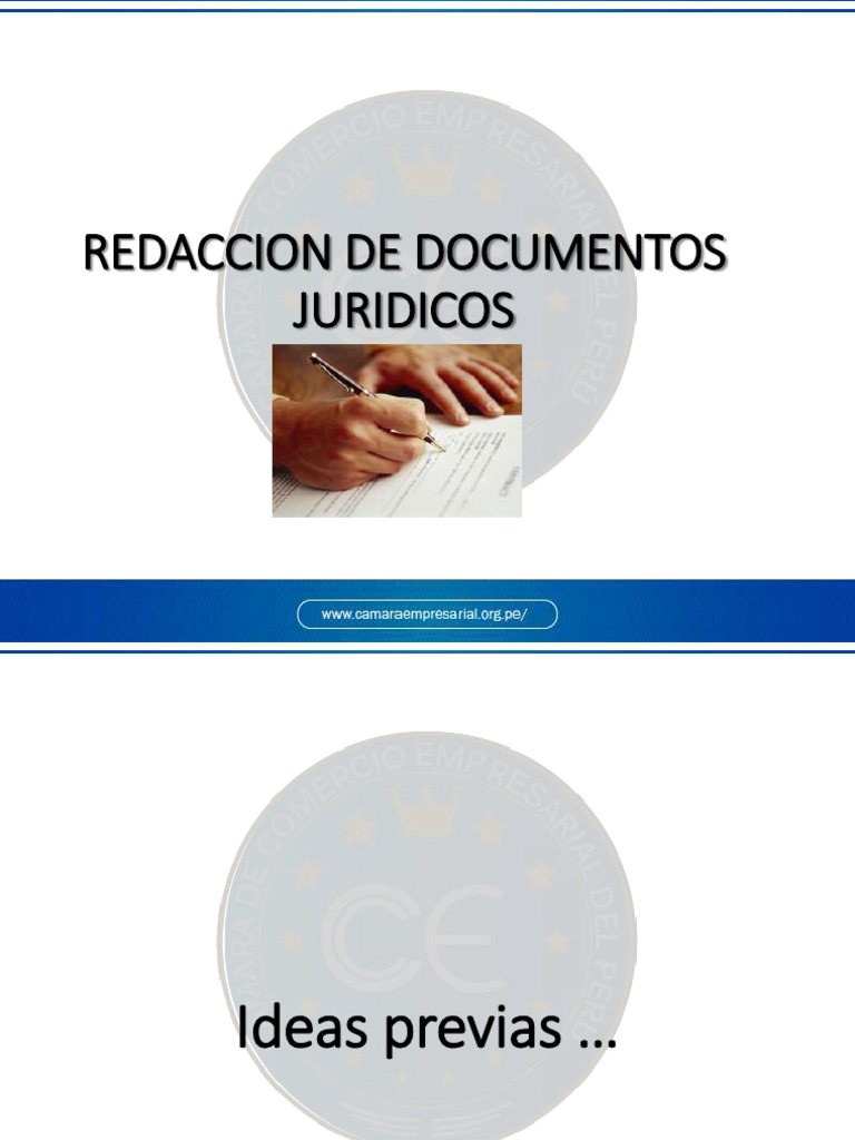 Clase 1 Redaccion de Documentos Juridicos | PDF | Escritura | Comunicación humana