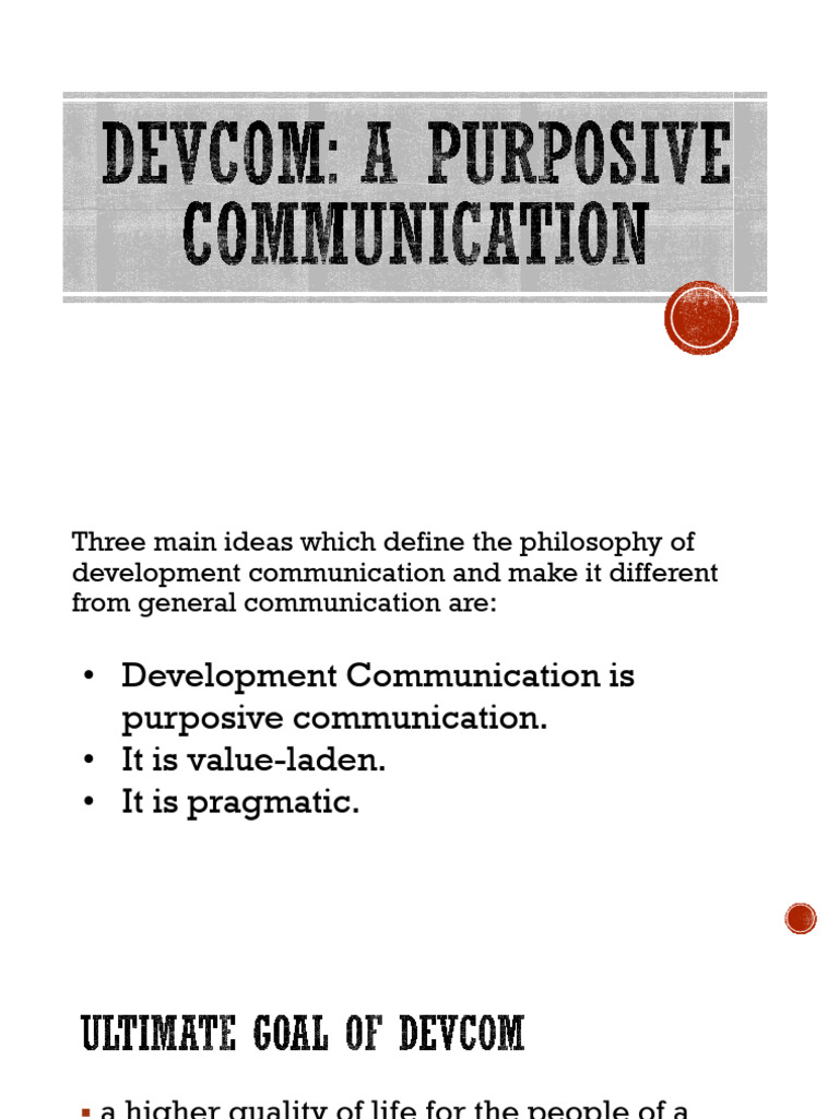 DevCom - A Purposive Comm | PDF | Communication | Information