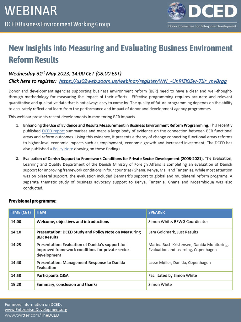 BEWG Measuring BER Pamphlet May 2023 | PDF | Evaluation | Denmark