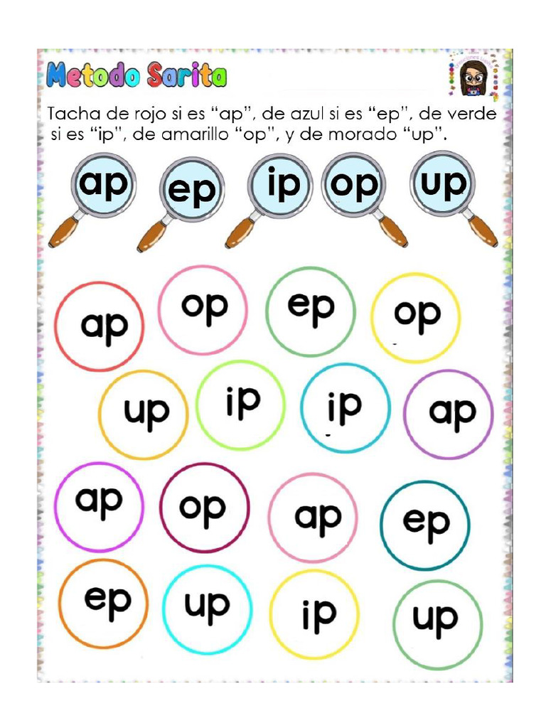 Ficha Silaba Inversa Ap - As | PDF