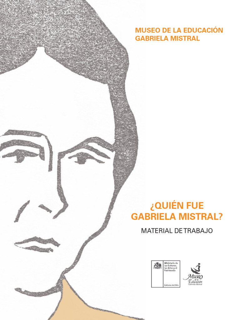 Dibujo y Vida de Gabriela Mistral | PDF
