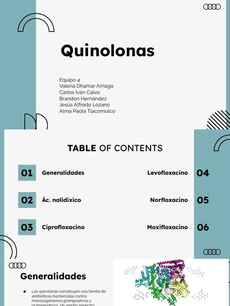 Quinolonas | PDF | Biología | Especialidades Medicas