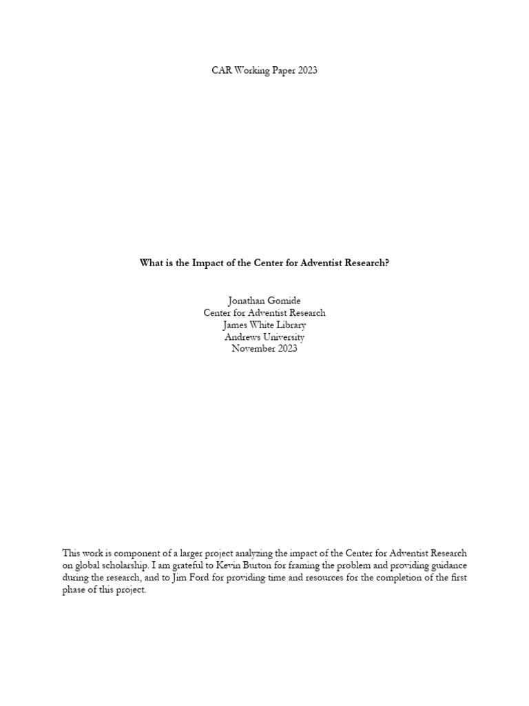 Car Impact Paper r2 | PDF