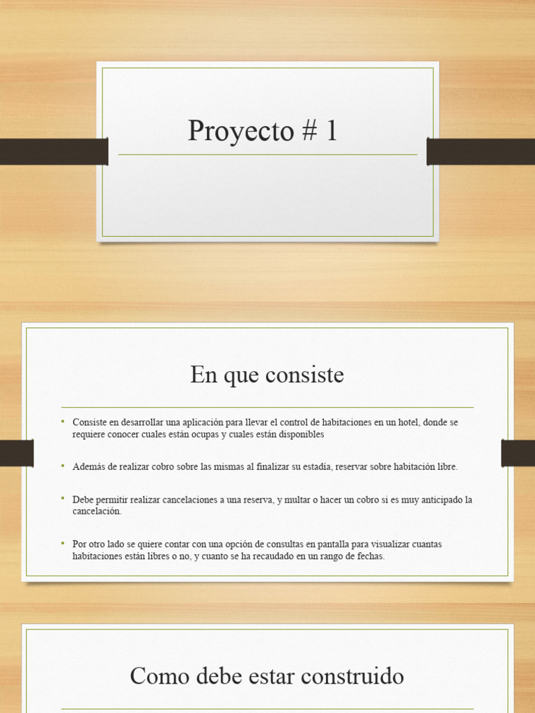 Proyecto # 1 | PDF